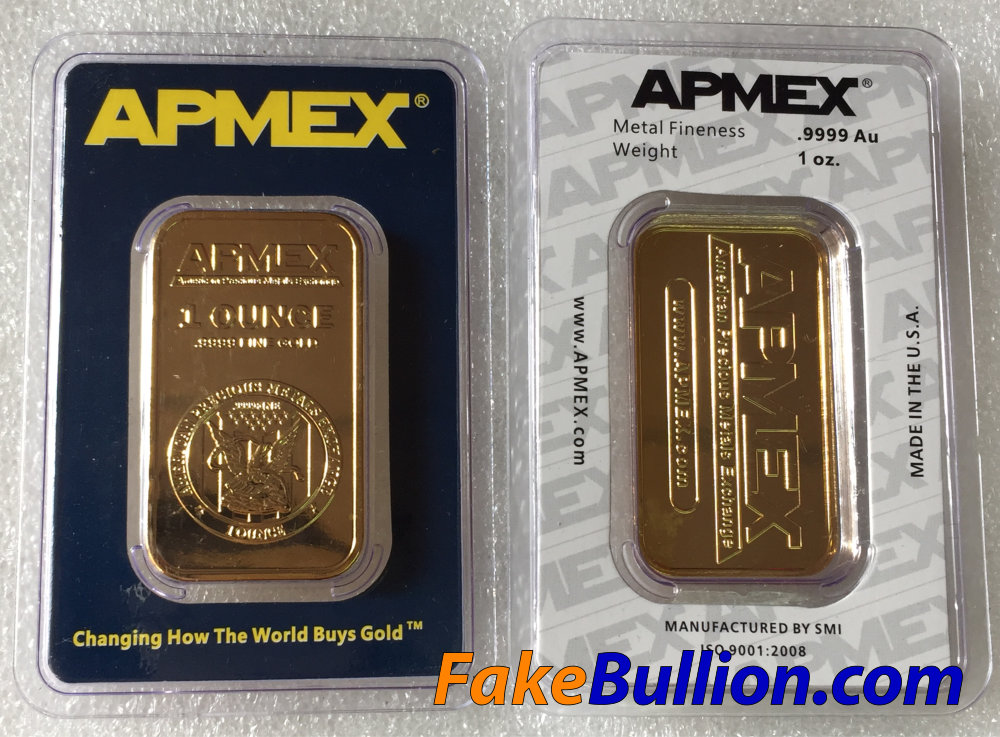 New Counterfeit Pamp & APMEX Gold