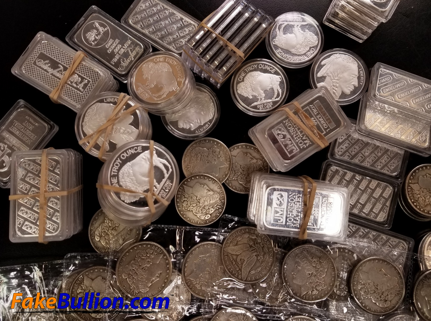 Large Collection of Fake Silver Brought to Coin Dealer in Georgia